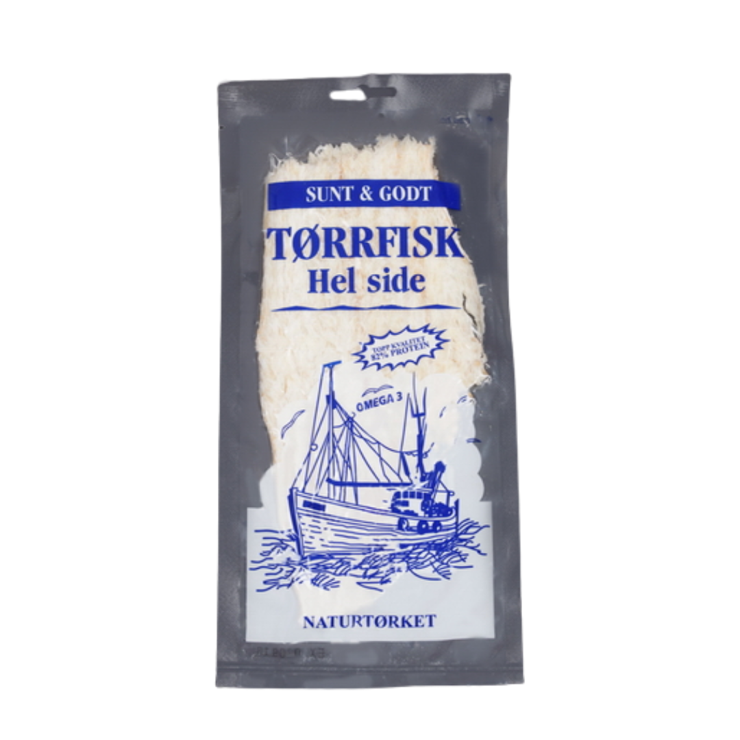Tørrfisk Snacks 60g – Naturlig, Proteinrik Snack – Torrfisk.no