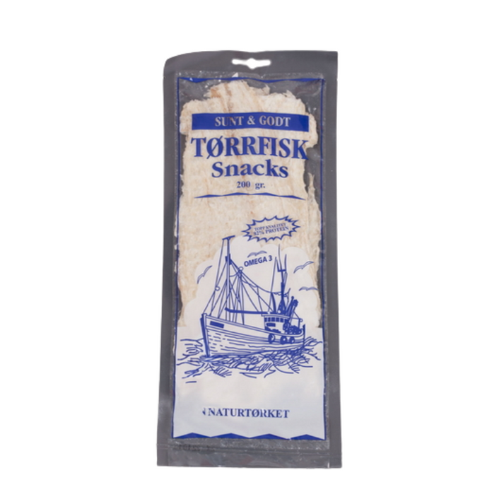 Tørrfisk Snacks 200g – Torrfisk.no